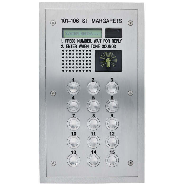 Mitre Bezel Functional Entrance Panel | Comelit-PAC